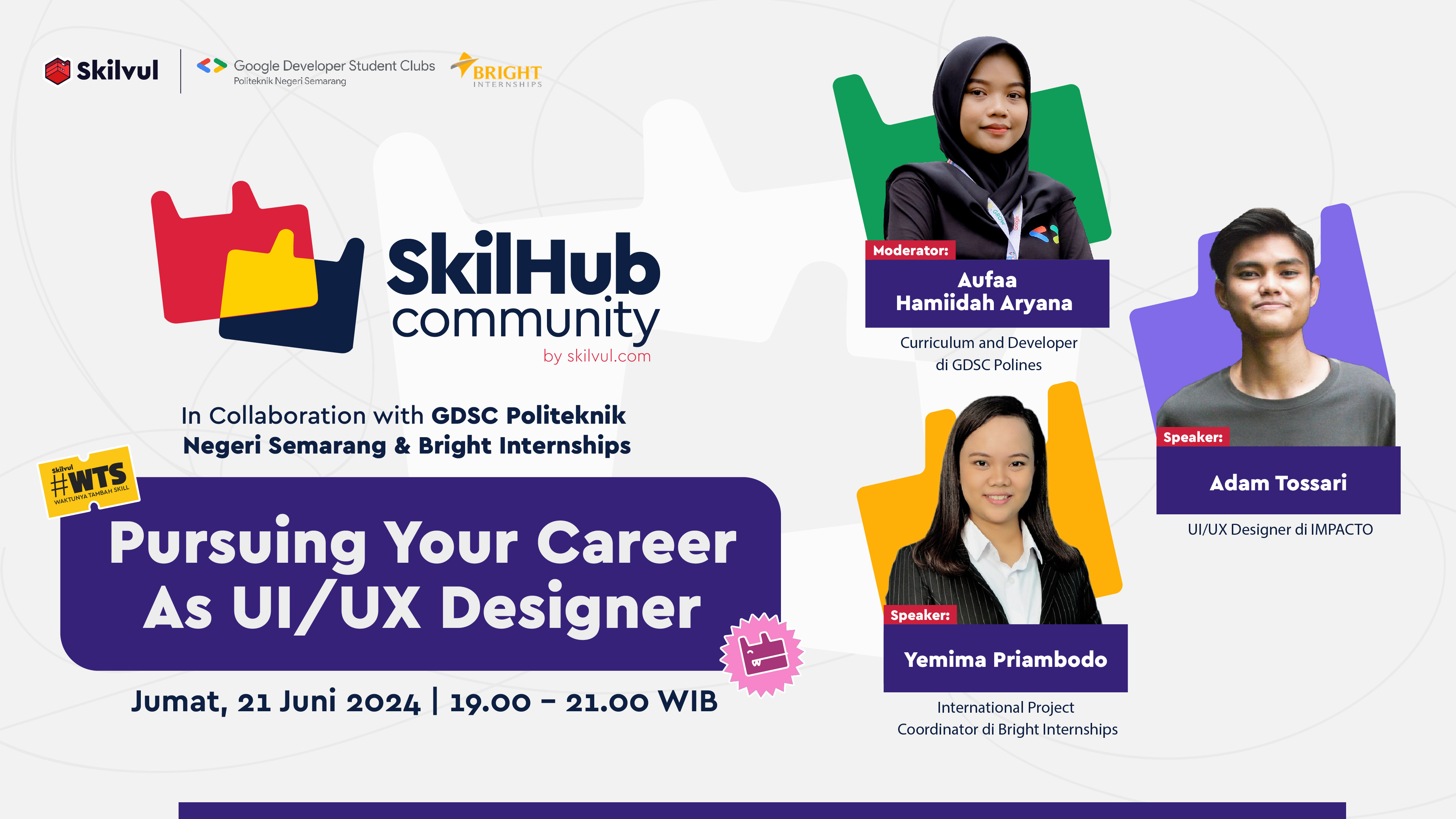 SkilHub x Bright Internships x GDSC Politeknik Negeri Semarang ...